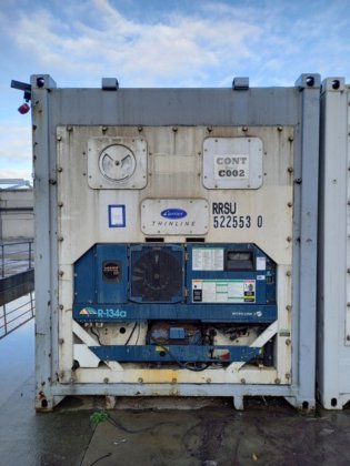 NN thermo container refrigerated container in Anzegem, Belgium