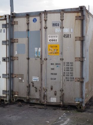 NN thermo container refrigerated container in Anzegem, Belgium