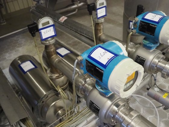 Endress + Hauser flow meter 2 in Dissen, Germany
