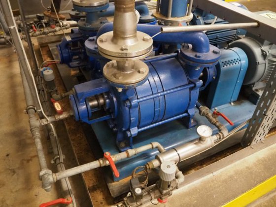 SIHI Sterling Fluid Systems Liquid Ring Vacuum Pumps in Dissen, Germany