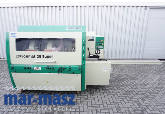 WEINIG Profimat 26 Super four-side planer in Sierakowska Huta, Poland