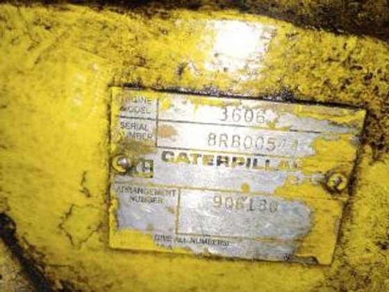 CATERPILLAR 3606 MAIN PROPULSION ENGINE in India