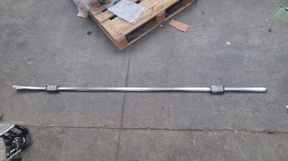 REXROTH 7210 485 2010mm LINEAR RAIL W/ X2 R162922106 Linear Bearing ...