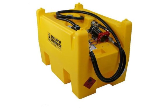 Mobile gas station diesel tank 220L tank system diesel pump in Waldbröl ...