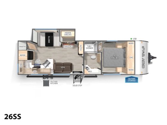 2025 Forest River Grey Wolf 26SS in Reno, NV, USA