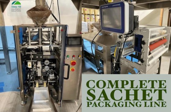 Complete Sachet Packaging Line in Abbotsford, British Columbia, Canada