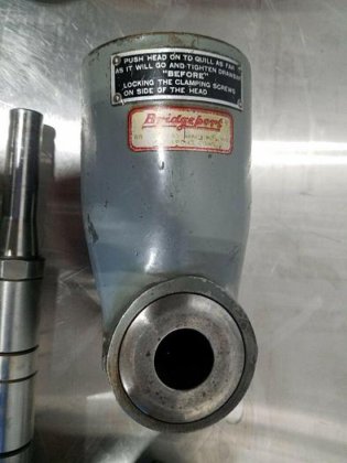 Genuine Bridgeport Horizontal Milling Machine Head Attachment Complete ...