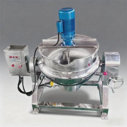 2000 Liter Steam Jacket Cooking Tank with Stirrer in Zhejiang, China
