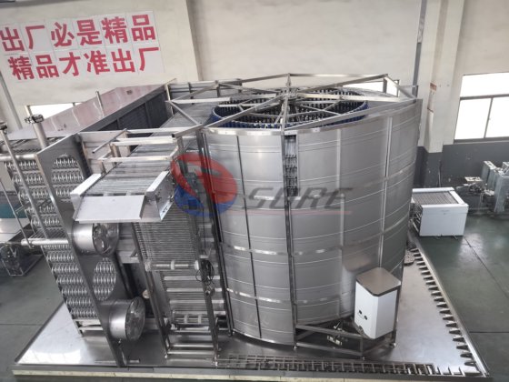 Shrimp Prawn IQF Freezing Machine Spiral Air Blast Freezer in Tianjin ...