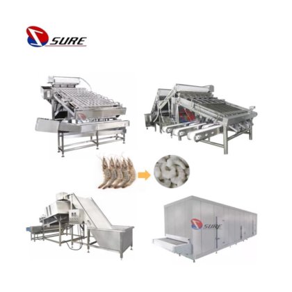 Prawn processing line shrimp processing line shrimp shelling machine ...