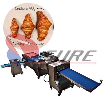 Pastry Production Line Croissant Maker Machine Mini Croissant Machine ...
