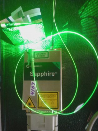 Coherent 530 nm Laser System 330 mW max output COMPLETE Sapphire PC ...