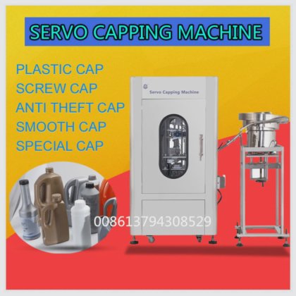 Automatic servo filling and capping machine servo screw auto capping machine automatic with ...