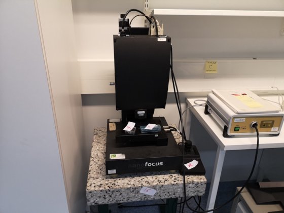 NanoFocus μSurf confocal microscope in Luumäki, Finland