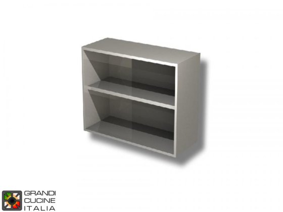Stainless Steel Open Hanging Cabinet - AISI 304 - Length 140 Cm ...