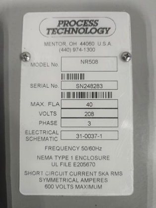 Process Technology Heater Temperature Controller with Timer 208V 3 ...