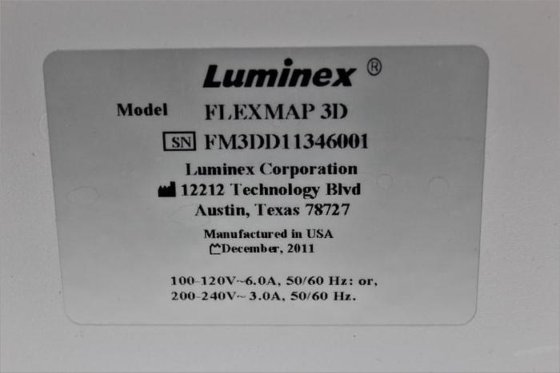 Thermo Luminex FlexMAP 3D Multiplexing Flow Cytometry Microplate Reader ...