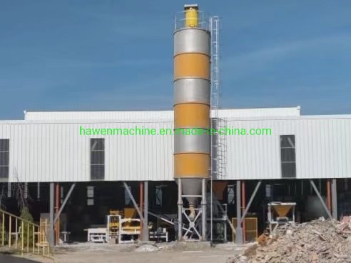 Cement Brick Concrete Block Plant Cement Silo Tank in Fujian, China