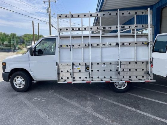 2014 FORD E250 Glass Hauler Cargo Van in Virginia, USA