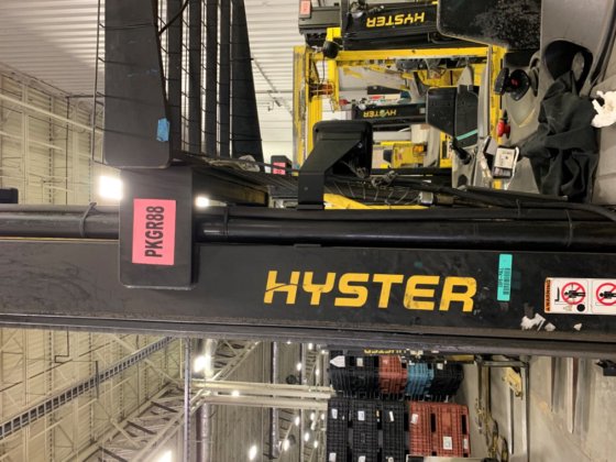 2004 2004 Hyster N45XMR3 Electric Stand-Up Docker 3Wheel Forklift 36V ...