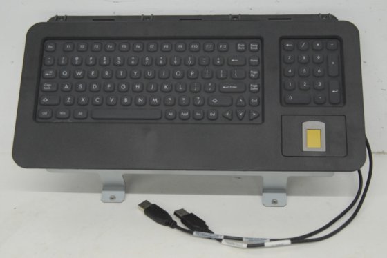 Omnicell Optiflex 13-1172 Keyboard W/ Authentec 45494 Fingerprint ...