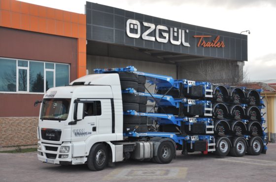HIGH CUBE EXTENDABLE CONTAINER CHASSIS in Konya, Turkey