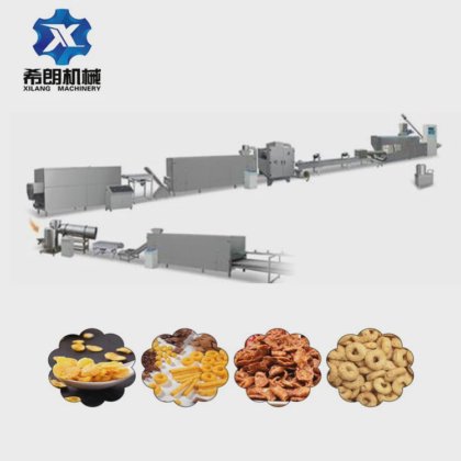 2024 Full Automatic Corn Flake Machine, Puffed Corn Machine, breakfast cereal Processing line in ...