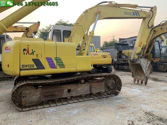 0.5M3 semi auto excavator Sumitomo SH120, 12T Japan excavator Sumitomo ...