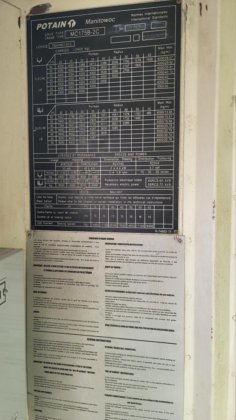 POTAIN MC 175 in Dubai, United Arab Emirates