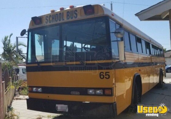 Well Maintained - 38' Crown School Bus | Ready to Convert Empty Bus in ...