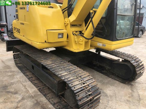 Japan Surplus Mini 6t Komatsu PC60 backhoe excavator,Komatsu PC60-7 ...