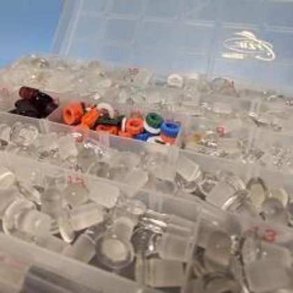 For Sale PYREX Corning Case PYREX Glass Solid Penny Head Flask Length ...