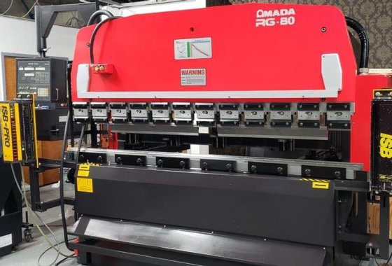 AMADA RG-80 CNC PRESS BRAKE 88-TON-96"BED in Deer Park, NY, USA