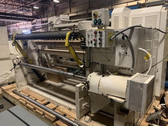 62" TITAN MODEL SR5 CANTILEVERED DUPLEX SLITTER REWINDER 24" OD REWIND ...