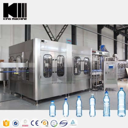 Turn-key Project Automatic Liquid Equipment Pet Pure Mineral Water ...