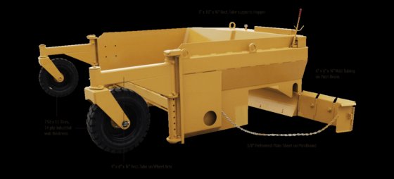 DoMor R600c Aggregate Spreader in Eureka, IL, USA