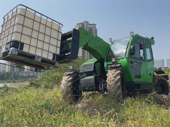 Harbour Machinery 7 Ton 10 Meters Telehandler for Container Moving and ...