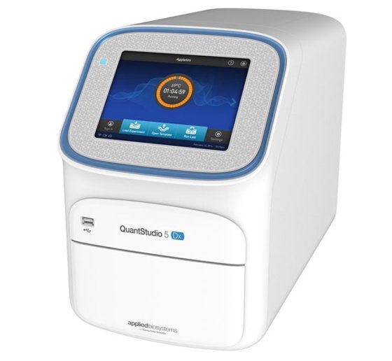 QuantStudio™ 5 Dx Real-Time PCR System, desktop in Waltham, MA, USA