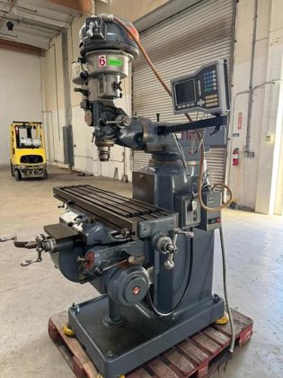 TREE Model 2UVR Variable Speed MILL Milling Machine Digital Read Out ...