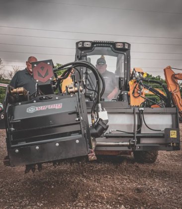 24″ Virnig PLR24 Skid-Steer Cold Planer in Cape Girardeau, MO, USA
