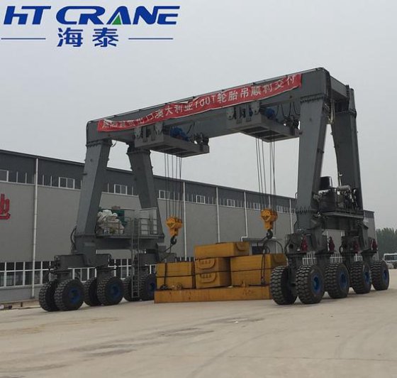 Rubber Tyred Gantry Crane Rtg Hydraulic Gantry Crane Easy Operated ...
