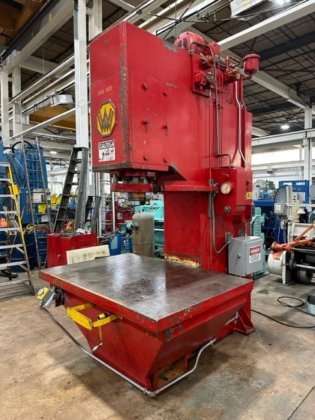 100 Ton Williams & White Hydraulic C Frame Press in Elk Grove Village ...