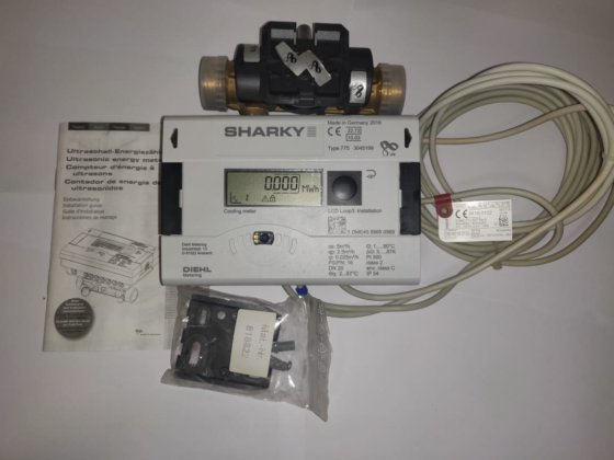 DIEHL METERING ULTRASONIC COOLING METER SHARKY 775 TYPE, 3045199 in ...