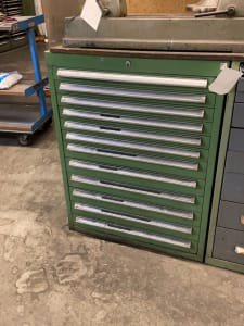 workshop drawer cabinet with contents in Germany