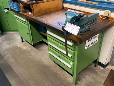 Workbench with contents in Germany