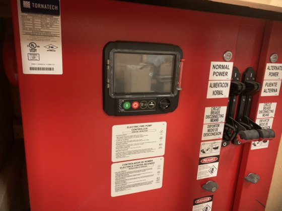 Tornatech Fire Pump Controller in Tonganoxie, KS, USA