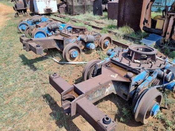 Underground electric train bogie in Emalahleni, South Africa