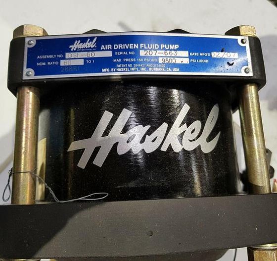 HASKEL AIR DRIVEN FLUID PUMP DSF-60 in Rathdowney, Ireland
