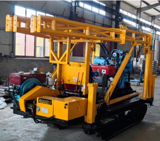 Crawler geotechnical drilling machine hydraulic core sampling drilling ...