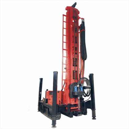 hydraulic water well drilling machine Crawler Mounted Well Drilling Rig ...
